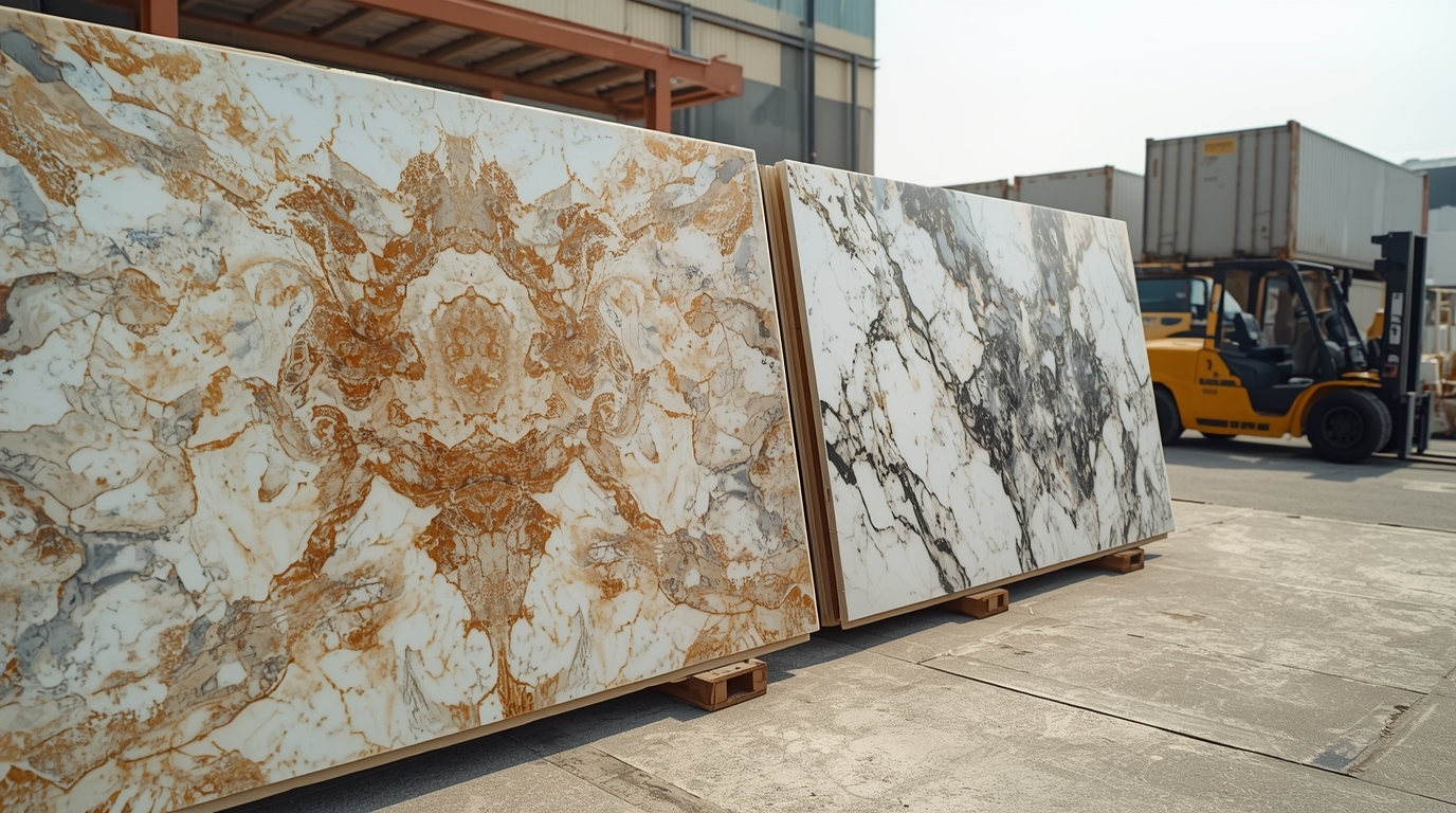 Natural Stone Slab Inventory – Marble, Travertine, Onyx & More
