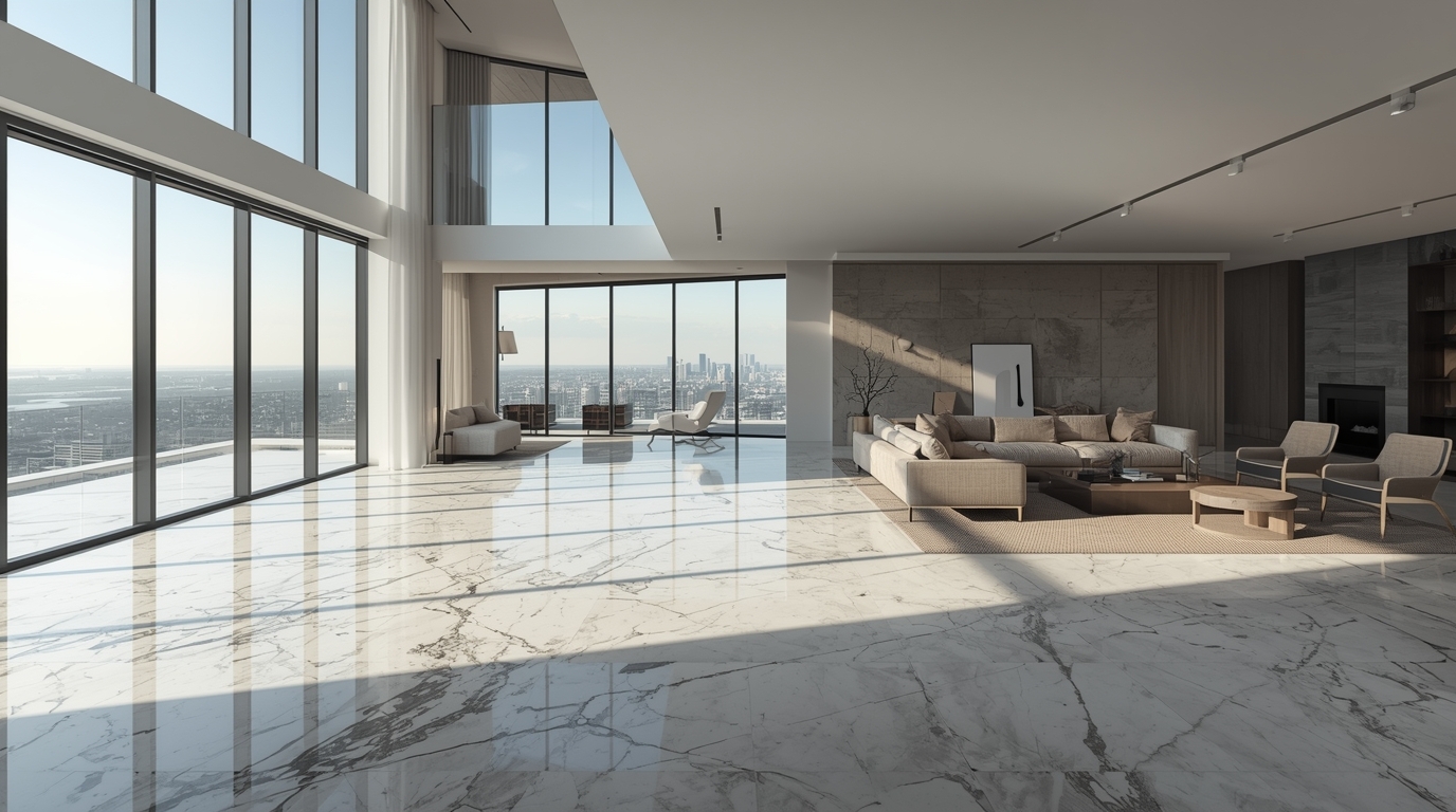 How to Choose Marble Slabs for Open-Concept Living Rooms